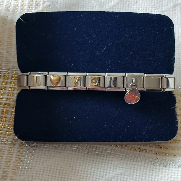 Jewelry | Vintage Linea Italy S Steel 14k 19 Link Charm Stretch ...